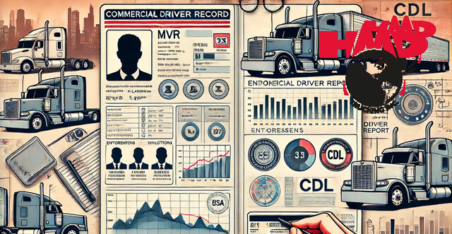 What is a Commercial Driver Record: Understanding MVR Report and CDL Record